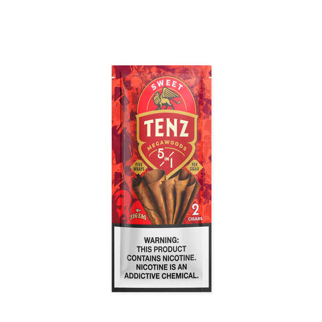 Zig-Zag Tenz Natural Leaf Cigars - Sweet – Zig-Zag Wraps